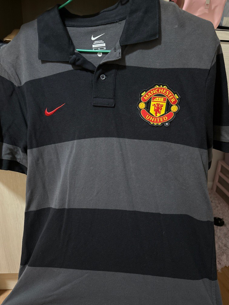 Nike XL Man Utd Polo lightly used, Men's Fashion, Tops & Sets, Tshirts ...