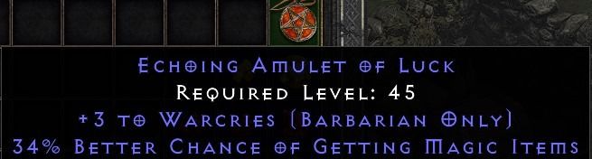 (Non-Ladder) Nice Mf(Magic Find) Amulets for $4 each. See photos! D2R ...