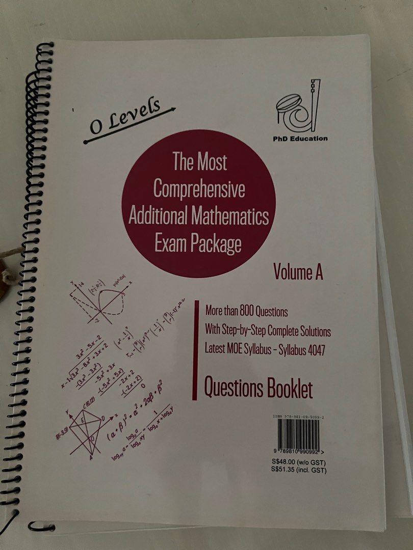 O level a math practise, Hobbies & Toys, Books & Magazines, Assessment ...