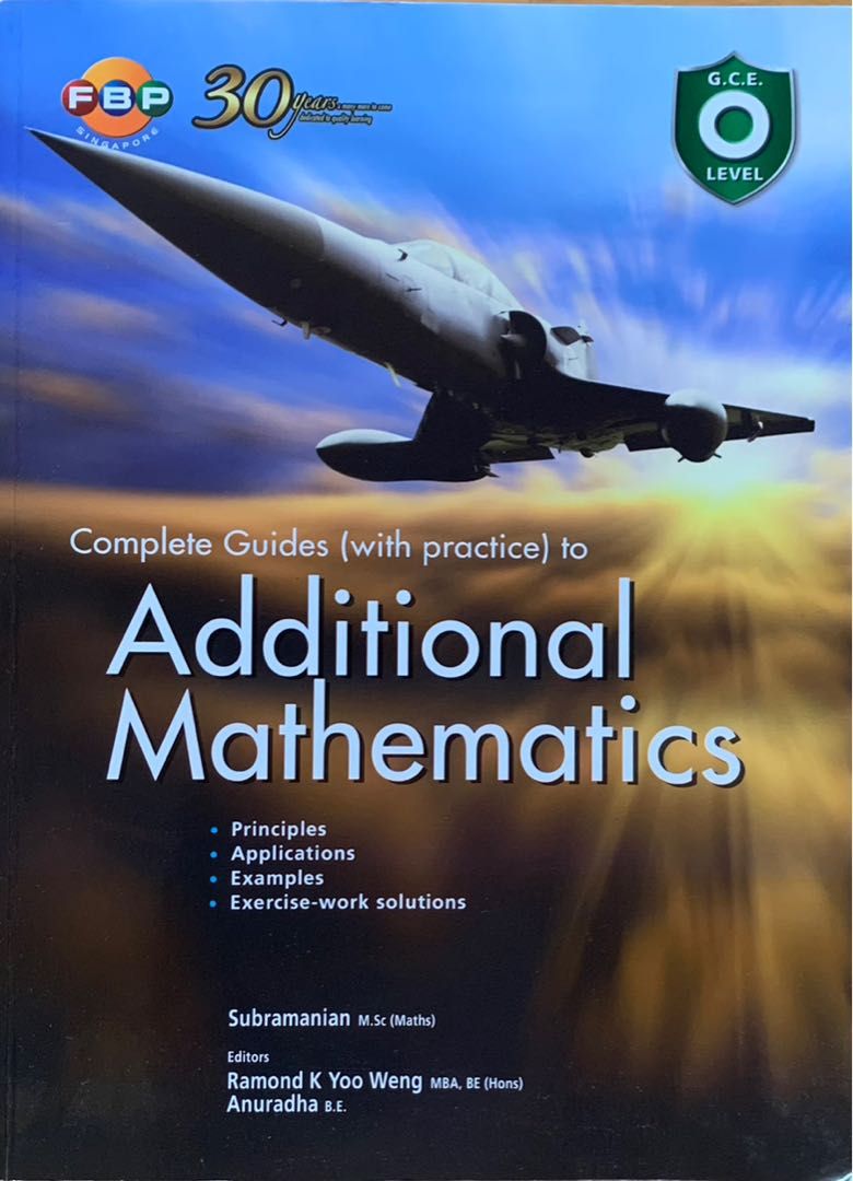 Olevel Additional Mathematics Assessment Book, Hobbies & Toys, Books ...