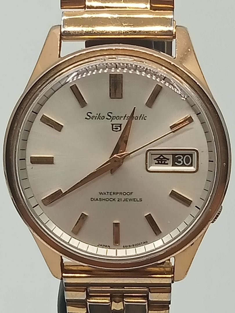 OMG Rare! COLLECTORS ITEM! 1960s Vintage Seiko 5 "Seikosha" JDM Sportsmatic 21 Jewel Day / Date ...