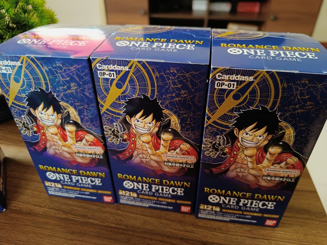 One Piece Card Game OP-01 Sealed Booster Box, Hobbies & Toys, Toys ...