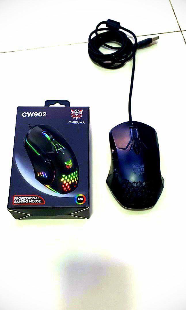 Onikuma CW902 RGB wired gaming mouse, Computers & Tech, Parts ...