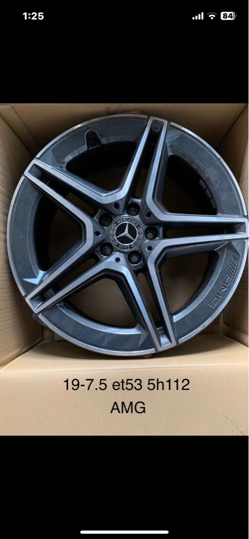 Original AMG rim 19inch, Car Accessories, Tyres & Rims on Carousell
