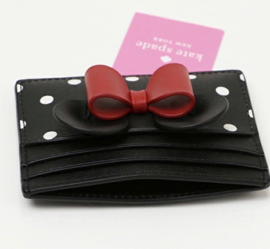 Original Kate Spade Minnie Mouse Card Holder, Women's Fashion, Bags ...