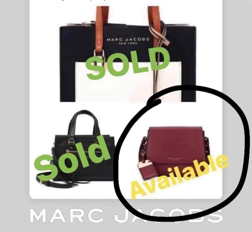 ORIGINAL MARC JACOBS RIDER, Women's Fashion, Bags & Wallets, Cross-body ...