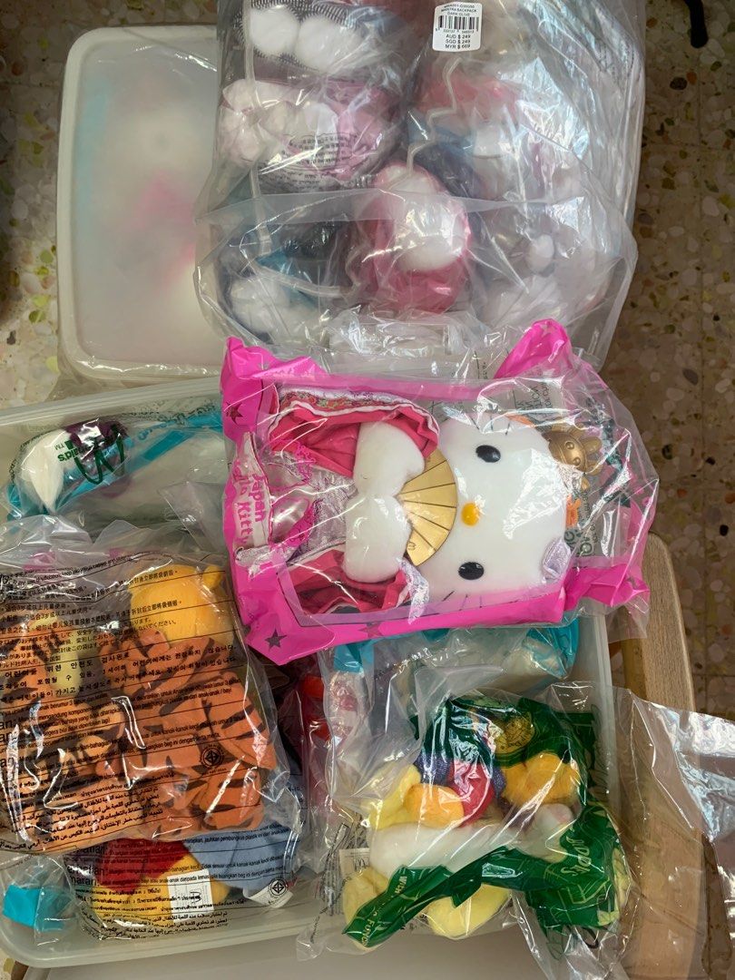 Original McDonald’s Collectible - Winnie + HelloKitty Full Set, Hobbies ...