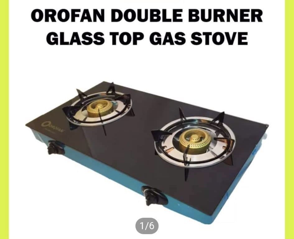 Orofan Glass Top Double Burner, TV & Home Appliances, Kitchen ...