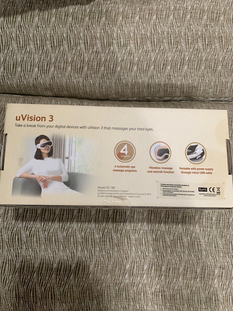 Osim Uvision 3 eye massager, Health & Nutrition, Massage Devices on Carousell