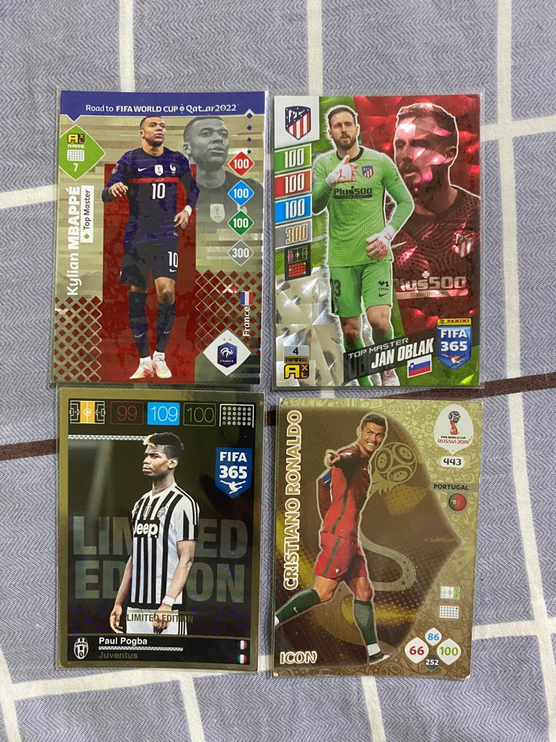 Panini fifa World Cup top master mbappe,icon Ronaldo ,top master jan ...