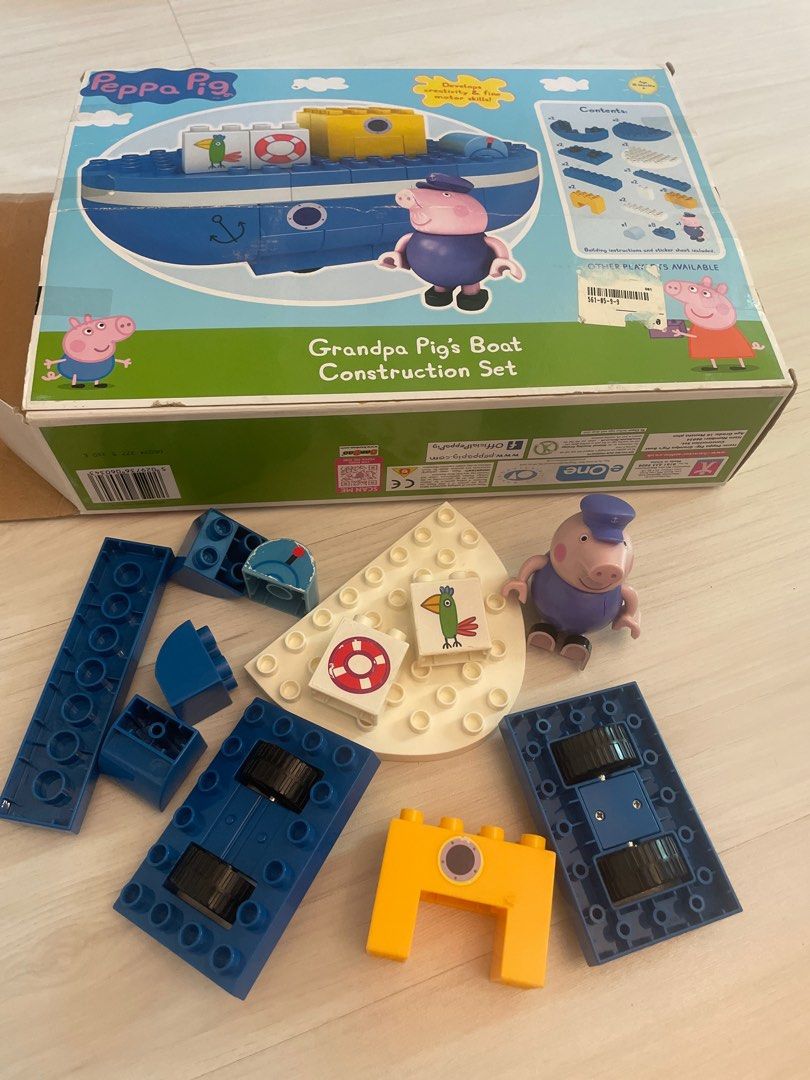 Peppa Pig Lego duplo Grandpa Pig’s Boat construction set, Hobbies ...