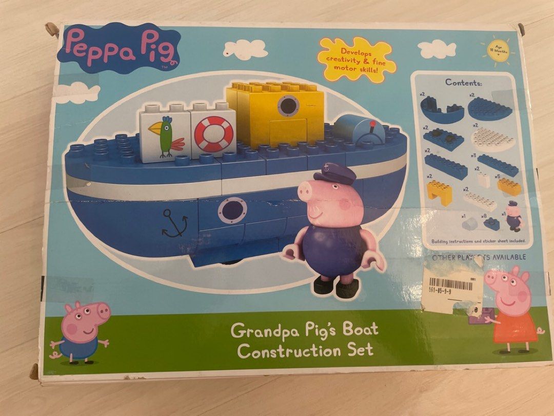 Peppa Pig Lego duplo Grandpa Pig’s Boat construction set, Hobbies ...