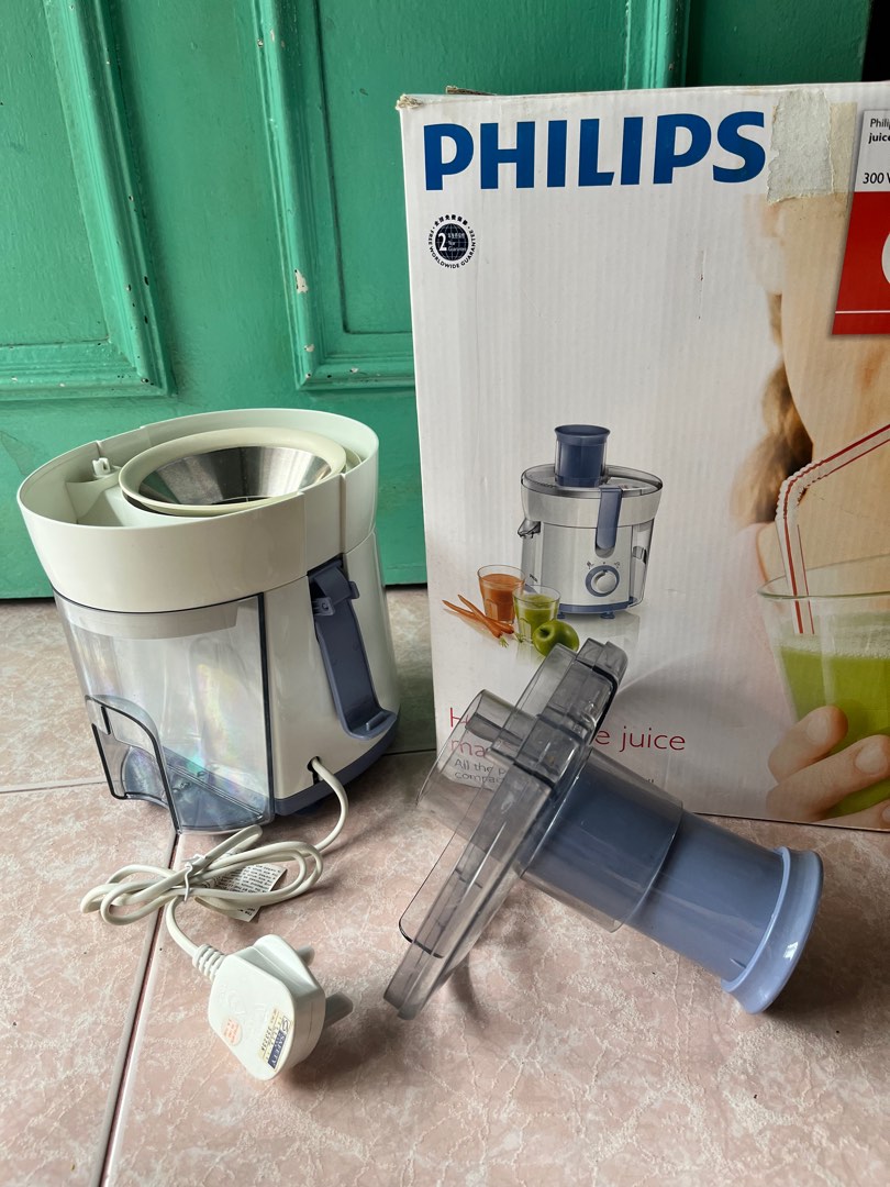 Philips Juicer HR1811, TV & Home Appliances, Kitchen Appliances ...
