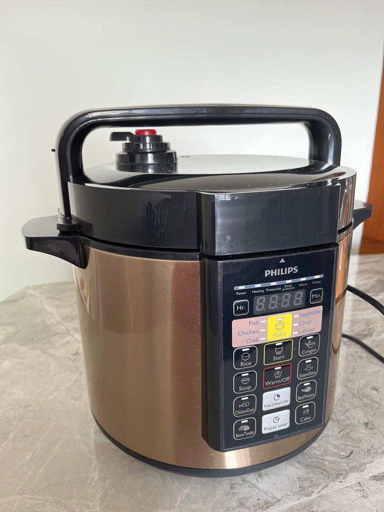 Philips ME Computerized electric pressure cooker HD2139/62, TV & Home ...