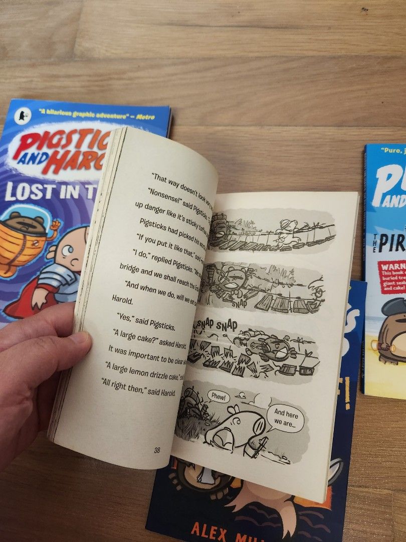 Pigsticks and Harold by Alex Milway (4 volumes), Hobbies & Toys, Books ...