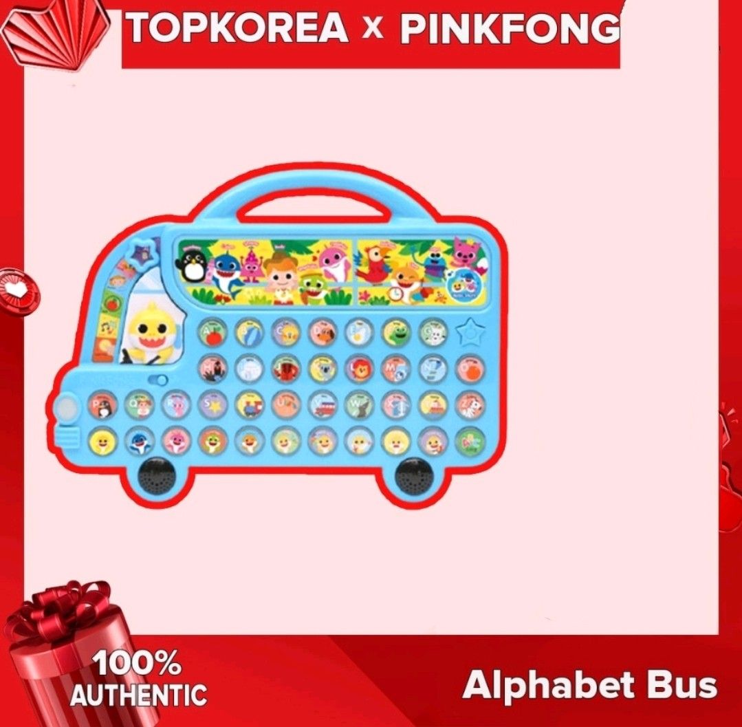 Pinkfong *New* Alphabet Bus Direct From Korea, Hobbies & Toys, Toys ...