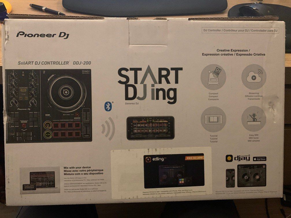 Pioneer DJ Smart DJ Controller DDJ-200, Hobbies & Toys, Music & Media, Music Accessories on ...