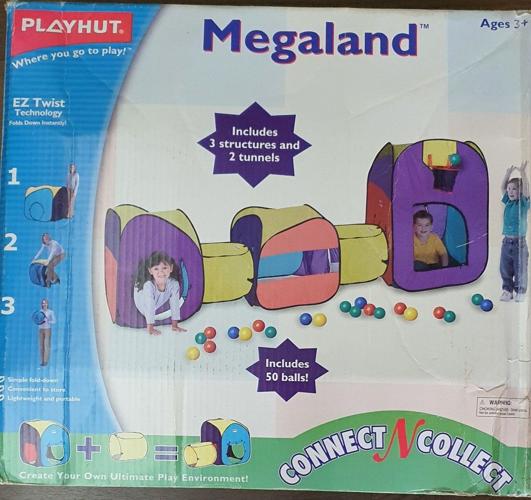 PlayHut Megaland Playhouse, Hobbies & Toys, Toys & Games on Carousell