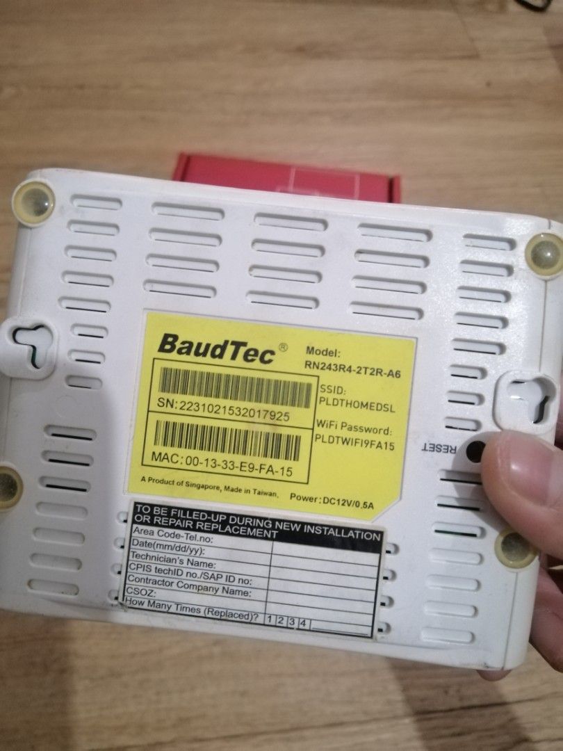 PLDT WIFI Modem (Used), Computers & Tech, Office & Business Technology ...