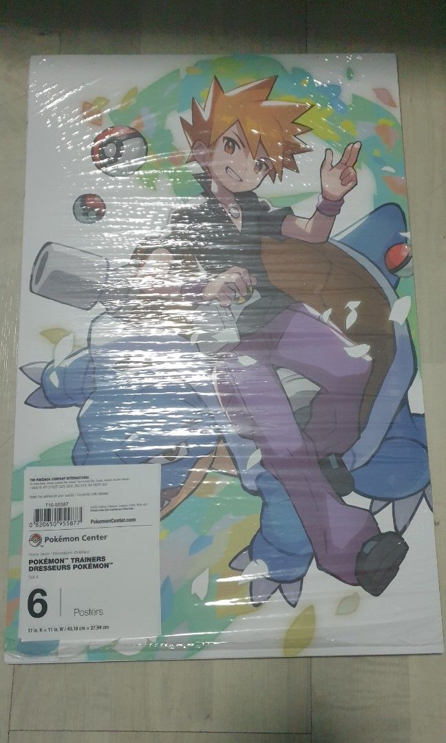 Pokemon Trainers Posters Set A_Pokemon Center, Hobbies & Toys ...