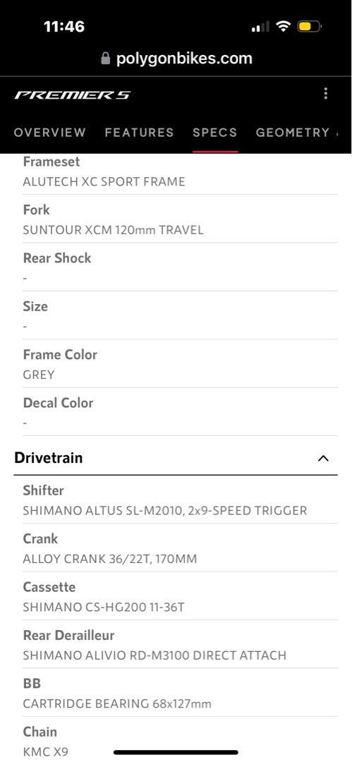 Polygon Premier 5S, Sports Equipment, Bicycles & Parts, Bicycles on ...
