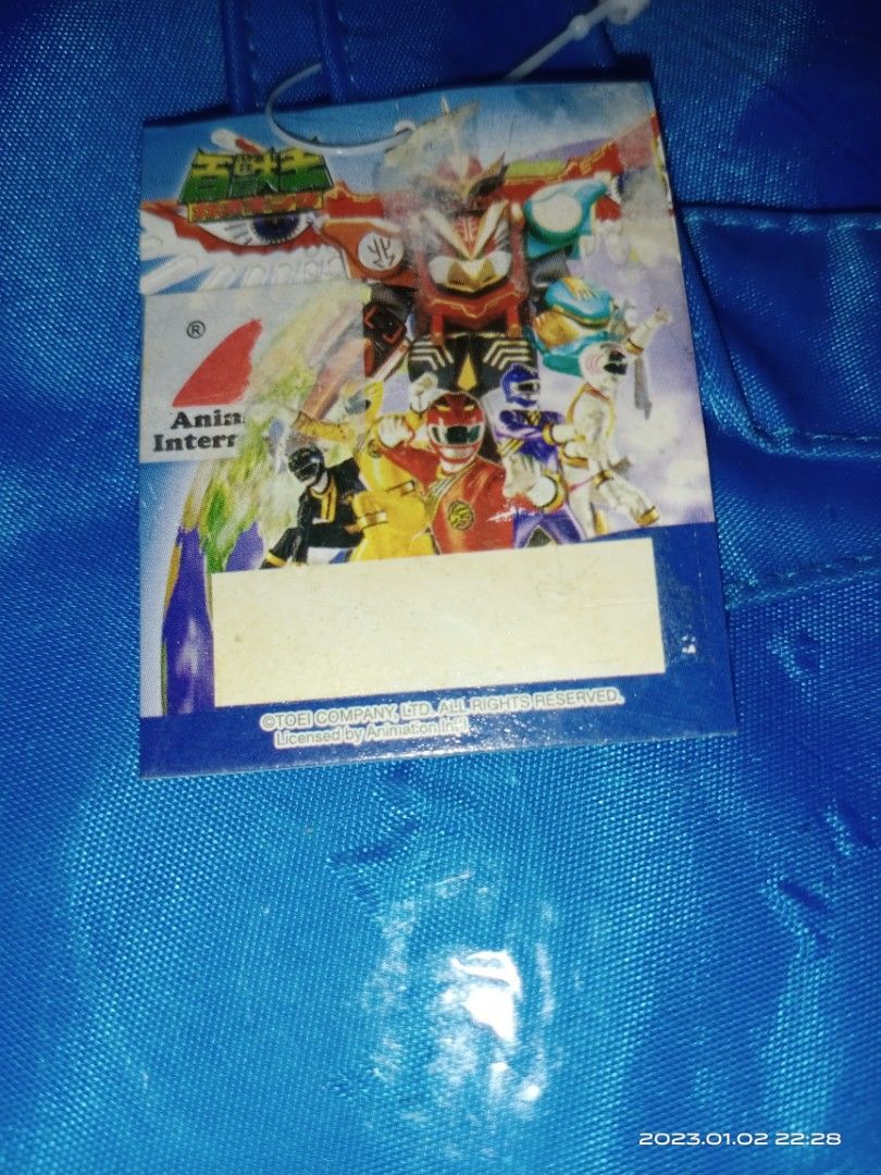 Power ranger bag, Hobbies & Toys, Memorabilia & Collectibles, Fan ...