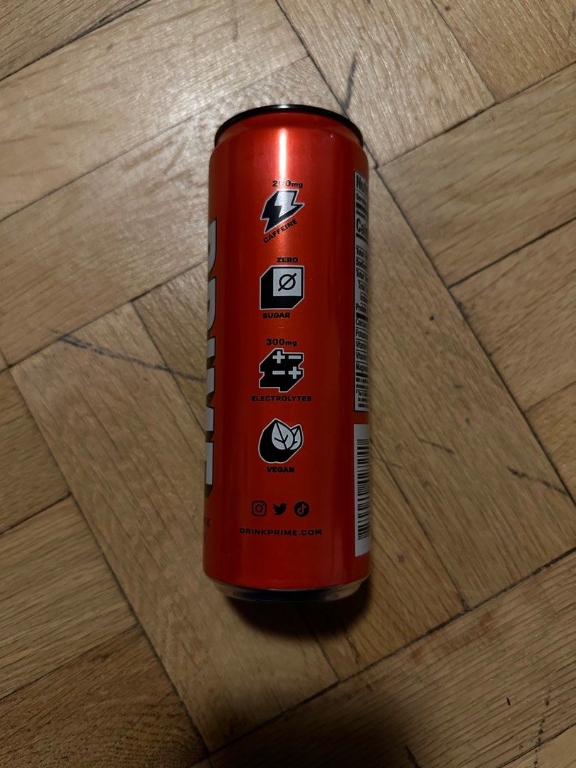Prime Hydration Energy Drink Tropical Punch Unreleased Rare, Health ...