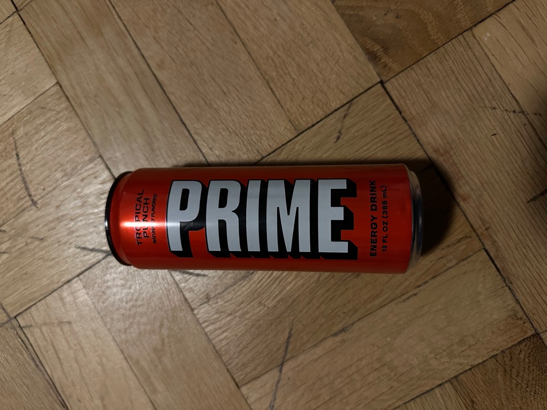 Prime Hydration Energy Drink Tropical Punch Unreleased Rare, Health ...