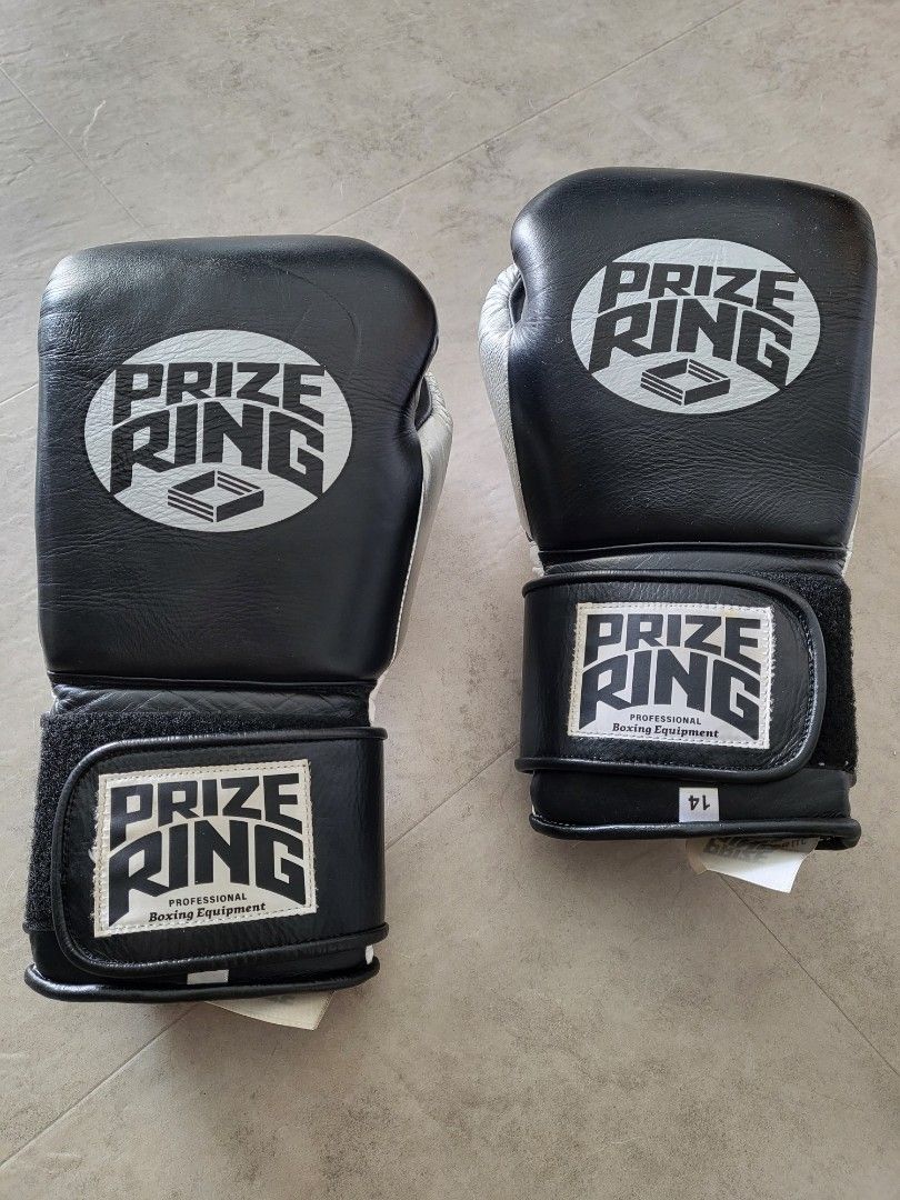Prize Ring Pro Training Gloves 14 oz, Sports Equipment, Other Sports ...