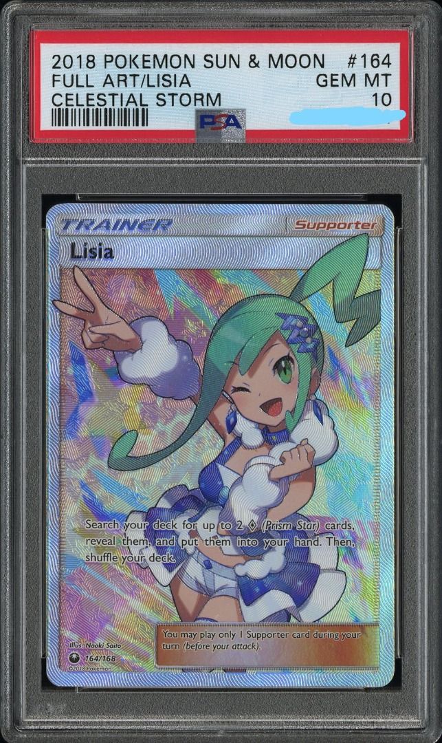 PSA 10 Pokemon Lisia Celestial Storm, Hobbies & Toys, Toys & Games on ...