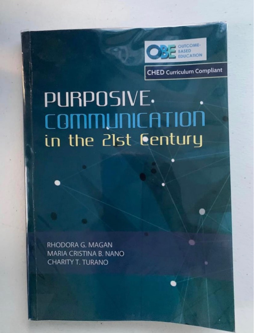 Purposive Communication in the 21st Century, Hobbies & Toys, Books & Magazines, Textbooks on ...