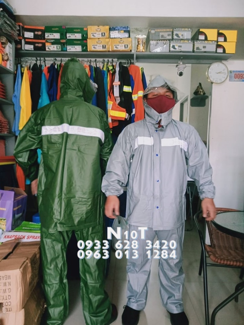 RAIN COAT with Reflector titanium Jacket, Men's Fashion, Coats, Jackets ...