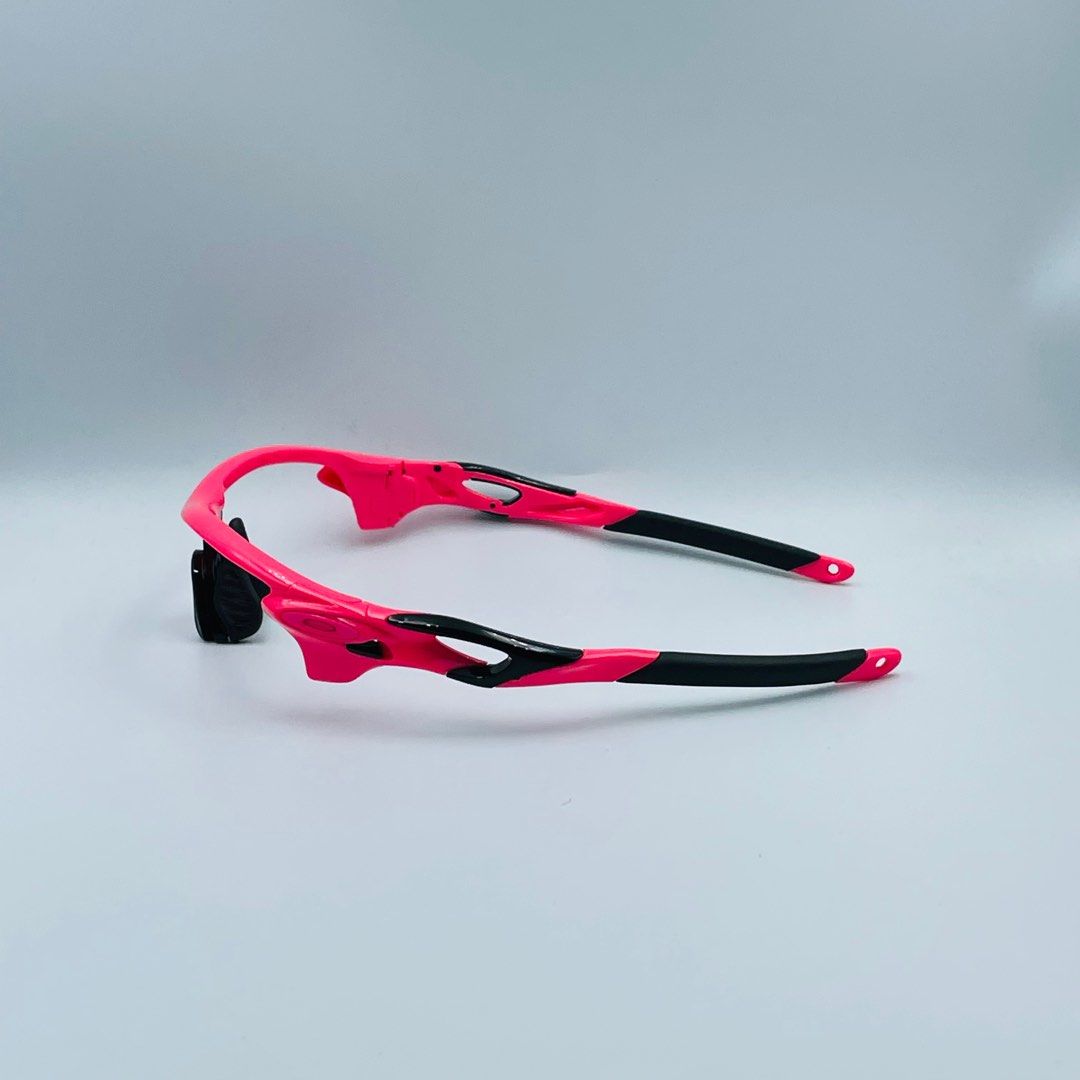 Rare Oakley Radarlock (A) Neon Pink Custom frame only, Men's Fashion ...