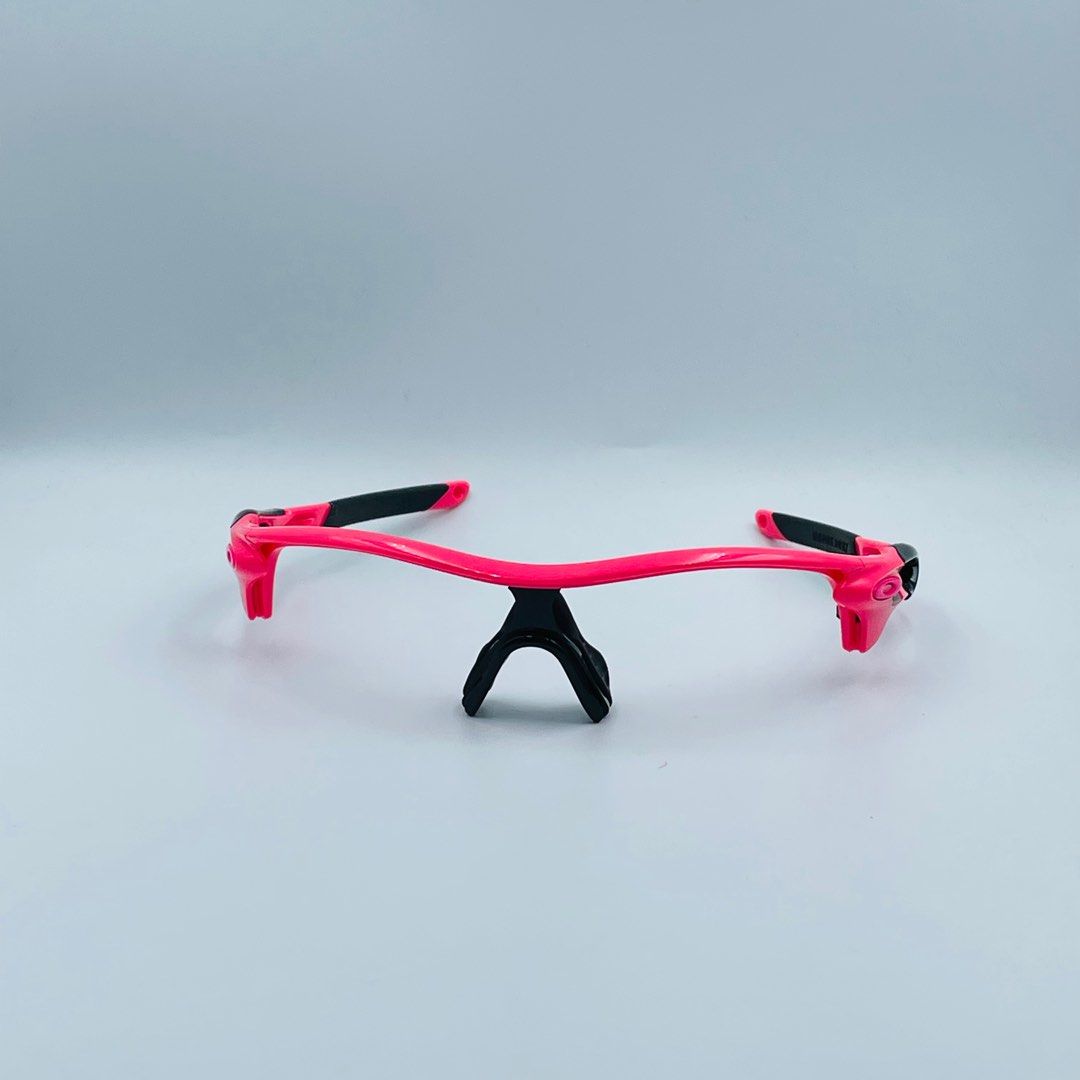 Rare Oakley Radarlock (A) Neon Pink Custom frame only, Men's Fashion ...