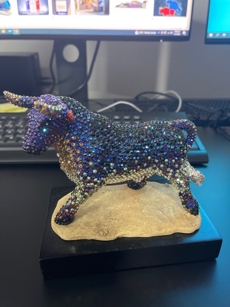 Rare Swarovski Crystal Bull, Hobbies & Toys, Memorabilia & Collectibles ...