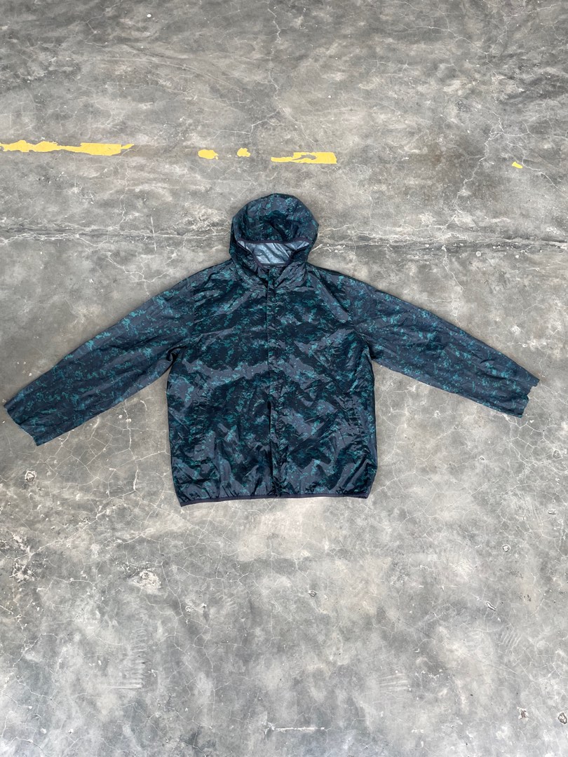 Realtree Camou Rain Hooded Jacket, Men's Fashion, Coats, Jackets and ...