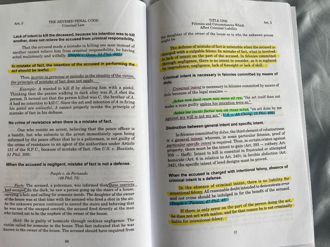 Revised Penal Code Book One 2021 Edition Cloth Bound By Luis B Reyes