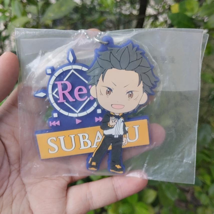 Re:Zero Natsuki Subaru Keychain, Hobbies & Toys, Toys & Games on Carousell