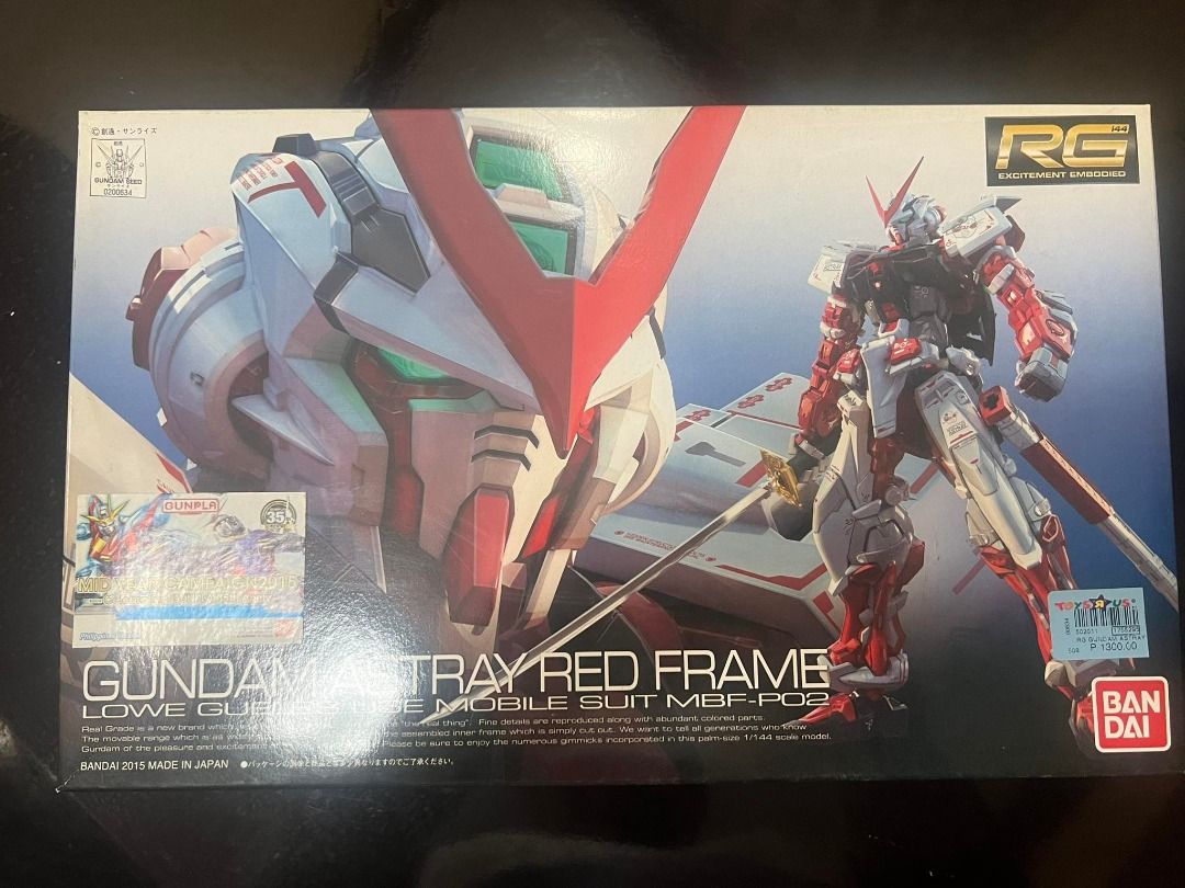 RG GUNDAM ASTRAY RED FRAME, Hobbies & Toys, Toys & Games on Carousell