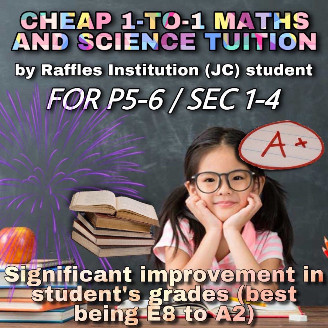 RJC 1 to 1 Tuition for Primary/Secondary , Announcements on Carousell