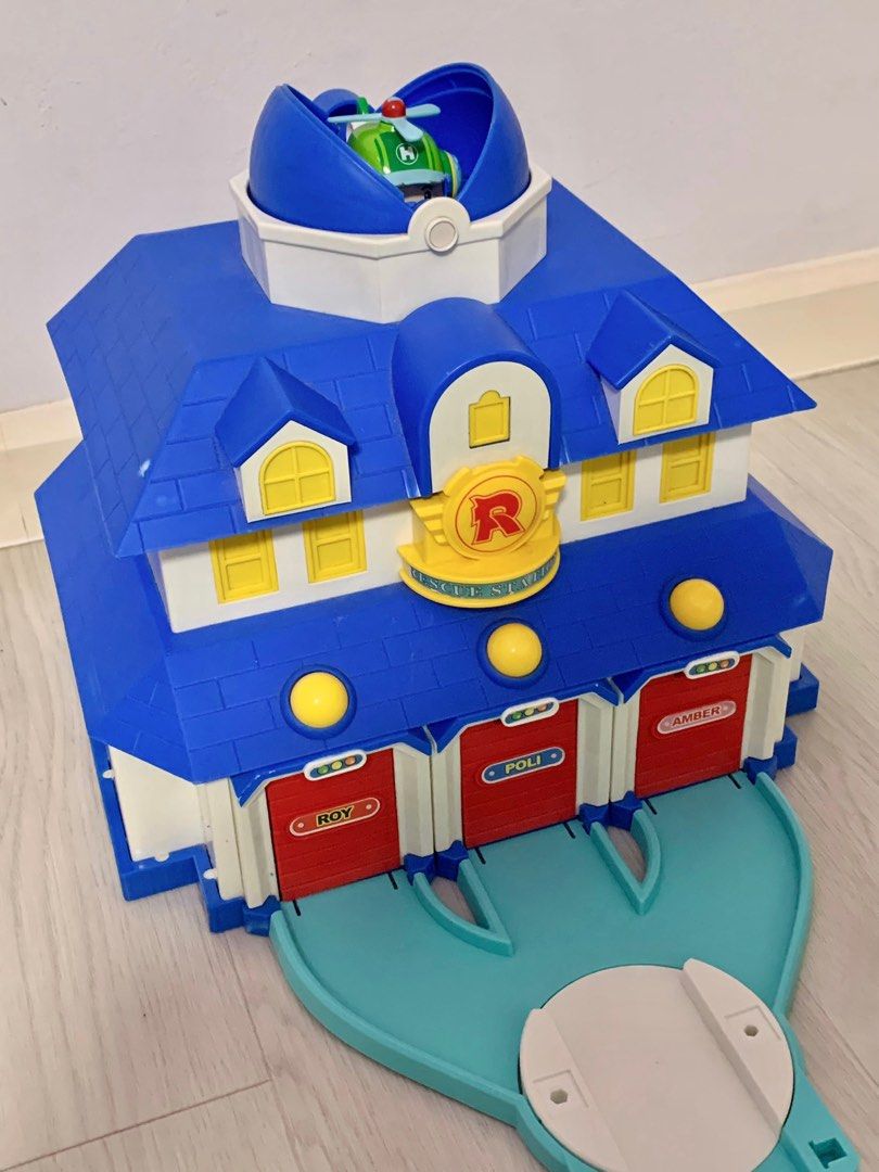 Robocar Poli Rescue Station, Hobbies & Toys, Toys & Games on Carousell