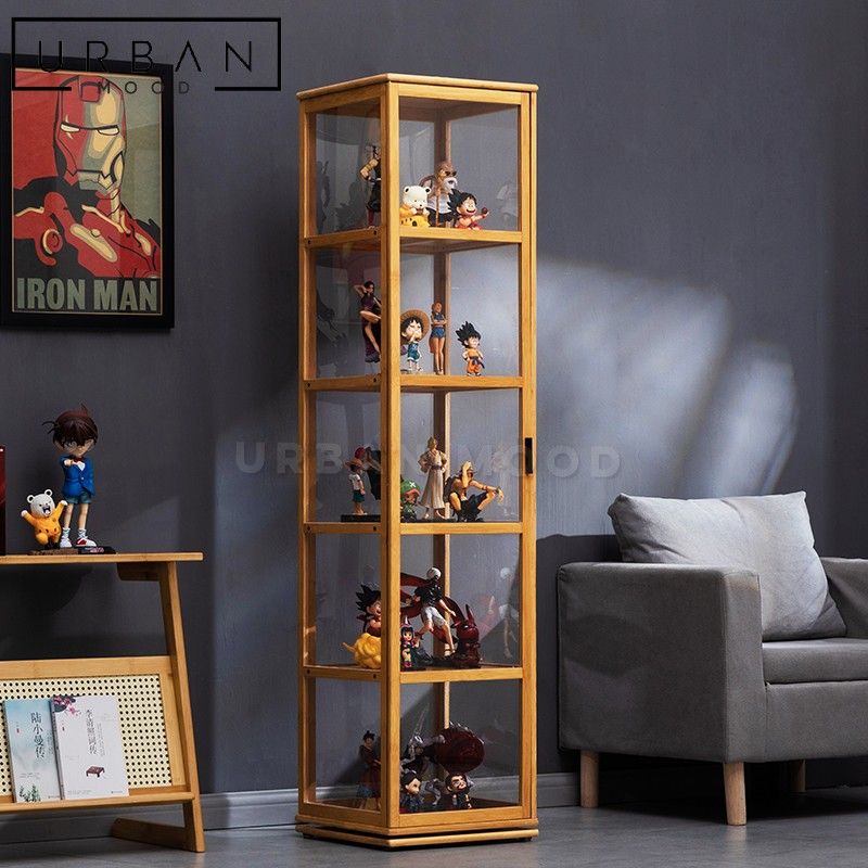 RODYK Modern Rotating Display Cabinet, Furniture & Home Living ...