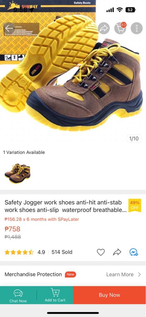 SUNWAY WORK SAFETY SHOES, Men's Fashion, Footwear, Shoe inserts ...