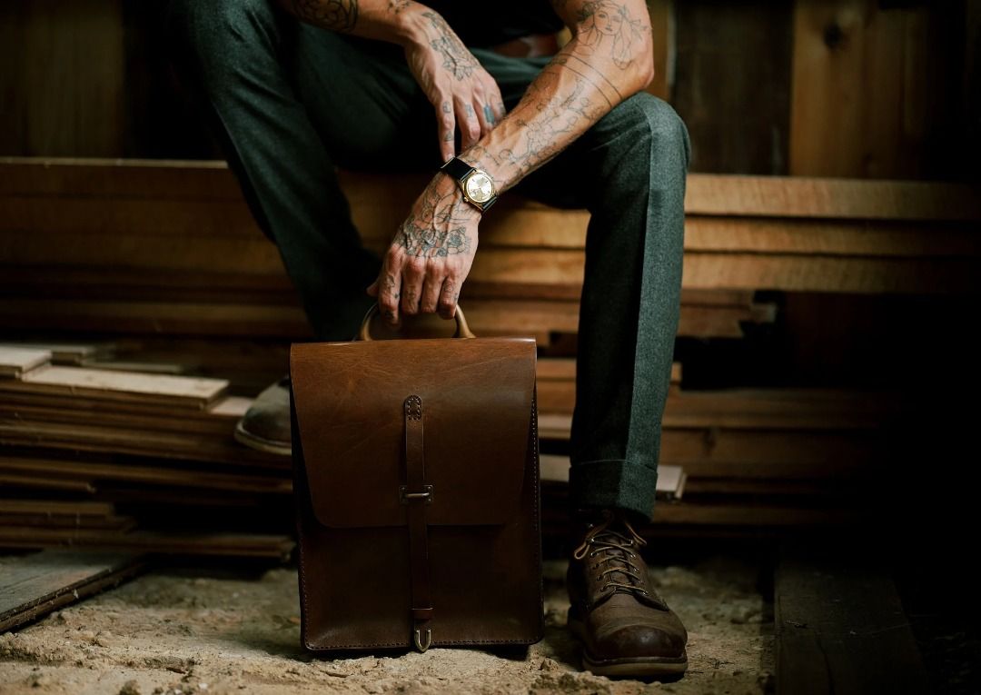 Satchel & Page - Map Case - Leather Sling Bag - Brand New, Men's ...