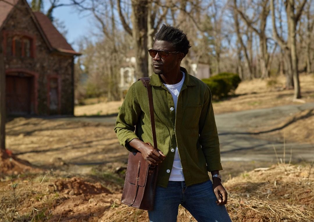 Satchel & Page - Map Case - Leather Sling Bag - Brand New, Men's ...