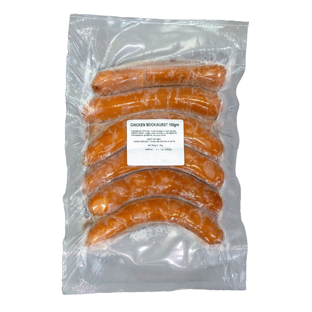 Chicken/pork sausages/bockwurst/bratwurst/cocktail/breakfast/chicken ...