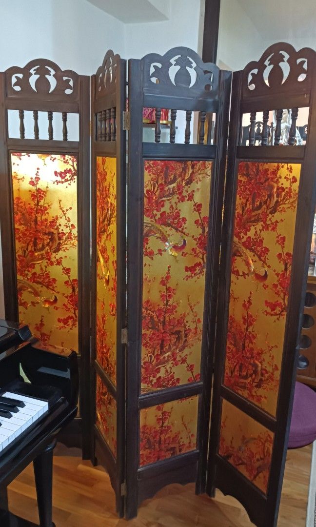 translucent lighting effects beautiful foldable stand-alone partition ...