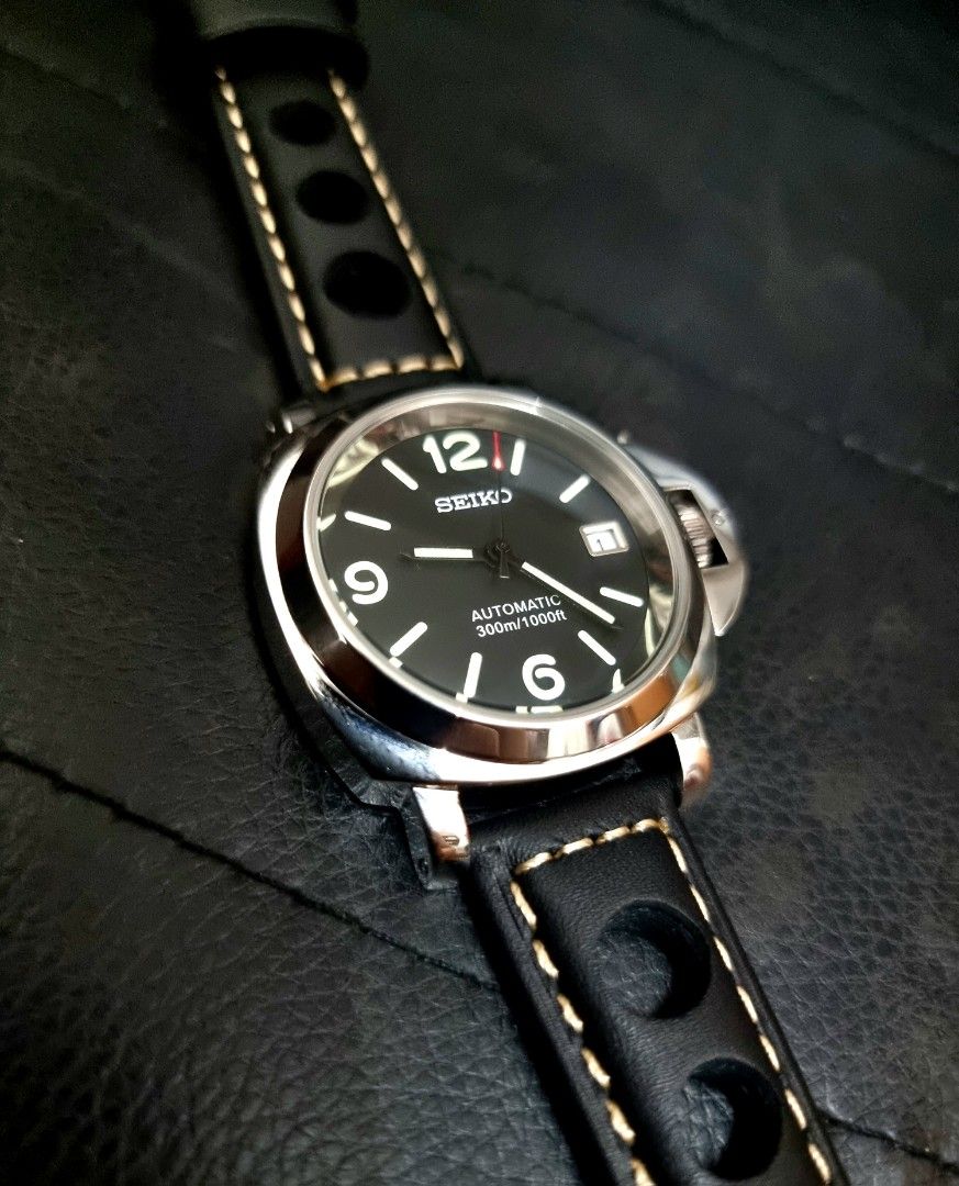 Seiko pam panerai mod, Men's Fashion, Watches & Accessories, Watches on ...