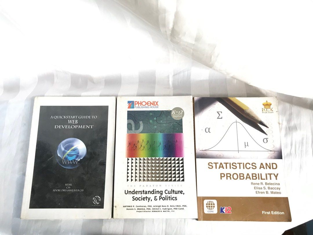 STATISTICS & PROBABILITY BOOK Senior High School Books (check ...