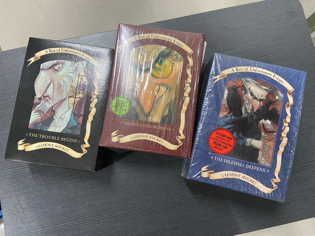 Series of Unfortunate Events 1-9 Box Set by Lemony Snicket, Hobbies ...